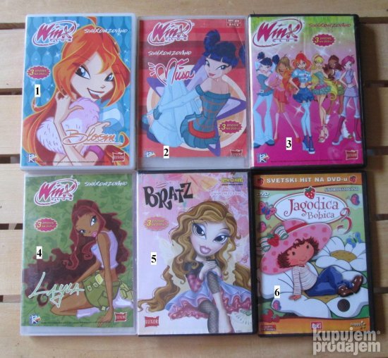 Bratz DVD Winx club Jagodica Bobica - KupujemProdajem