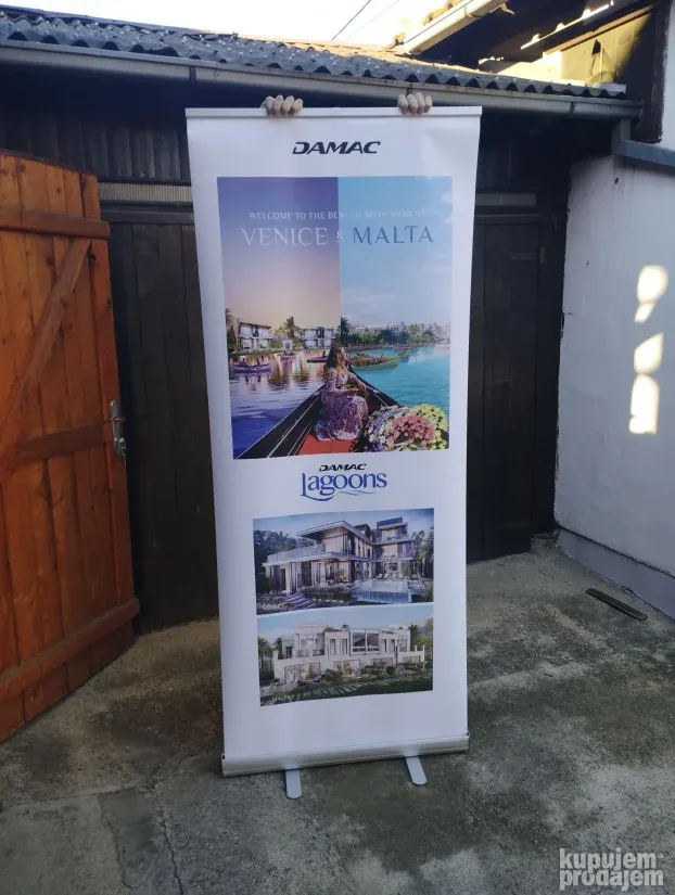 Reklamni rolo baneri 87x200 - KupujemProdajem