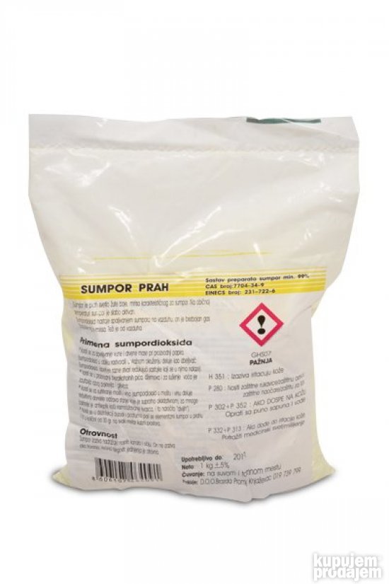 Sumpor prah P 25kg - KupujemProdajem