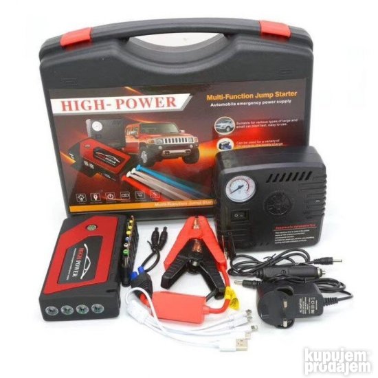 Starter za auto Jump starter za auto sa kompresorom - KupujemProdajem