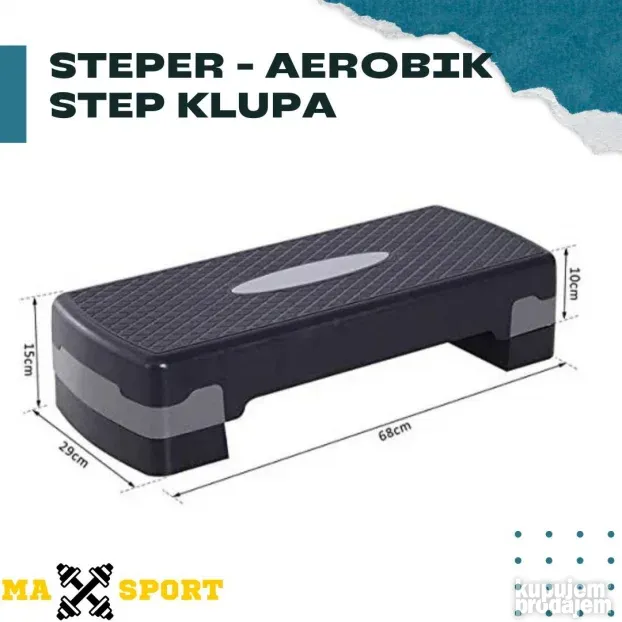 Steper - Aerobik step klupa - Steper za vežbanje - KupujemProdajem