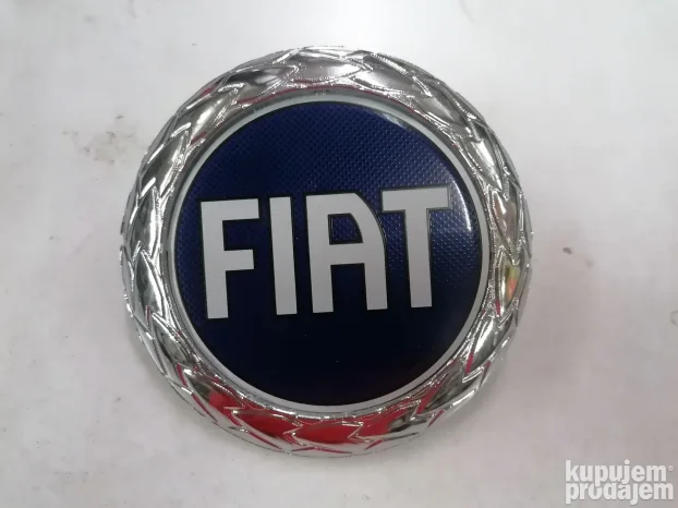 Znak FIAT plavi, 75 mm. - KupujemProdajem