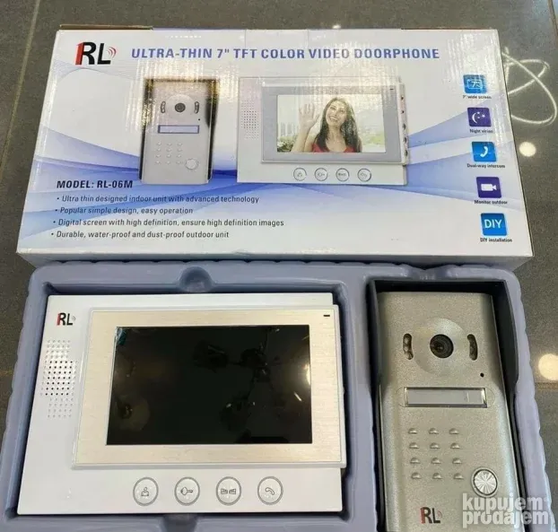 Interfon sa kamerom 13499 din Video interfonski komplet za j ...