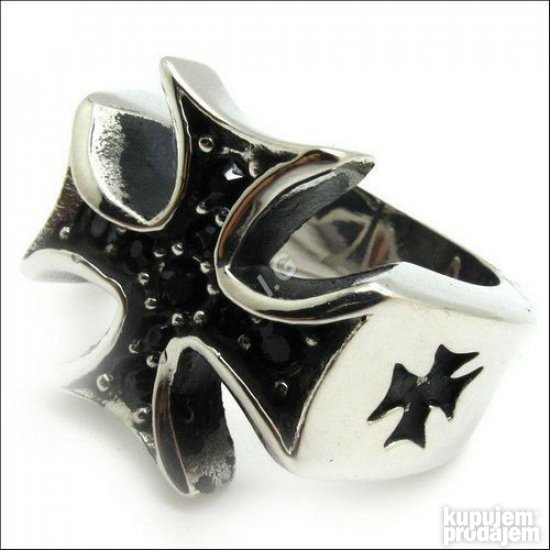 muski prsten silve 316l hiruski celik 107 - KupujemProdajem