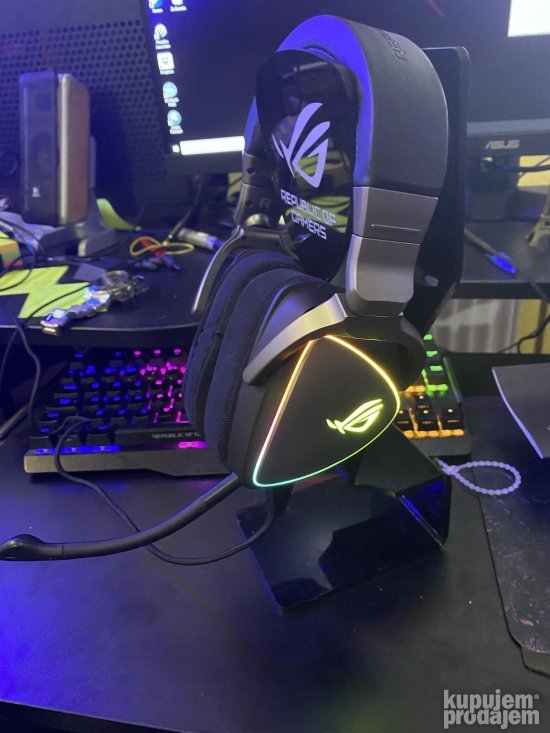 Asus Rog Delta 7.1 Surround RGB slusalice / garancija - KupujemProdajem