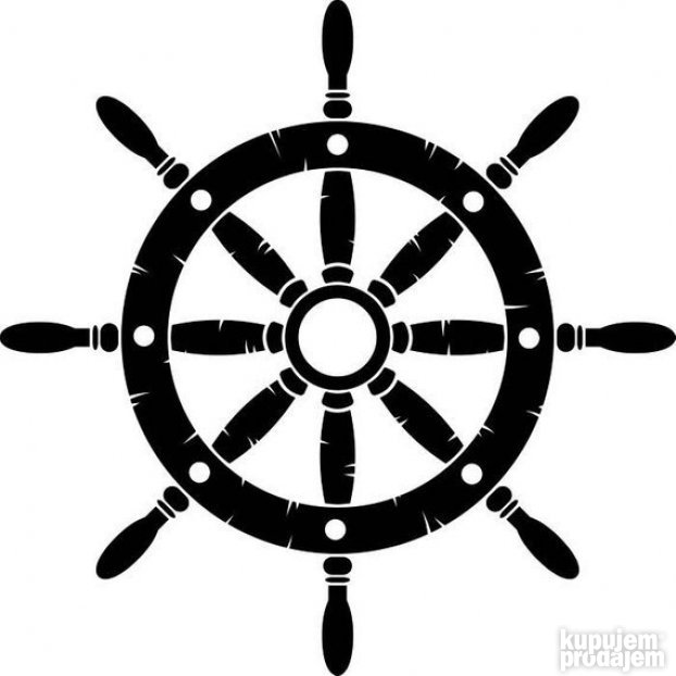 Nalepnica SIDRO, AJKULA, DELFIN, KORMILO za brod, camac - KupujemProdajem