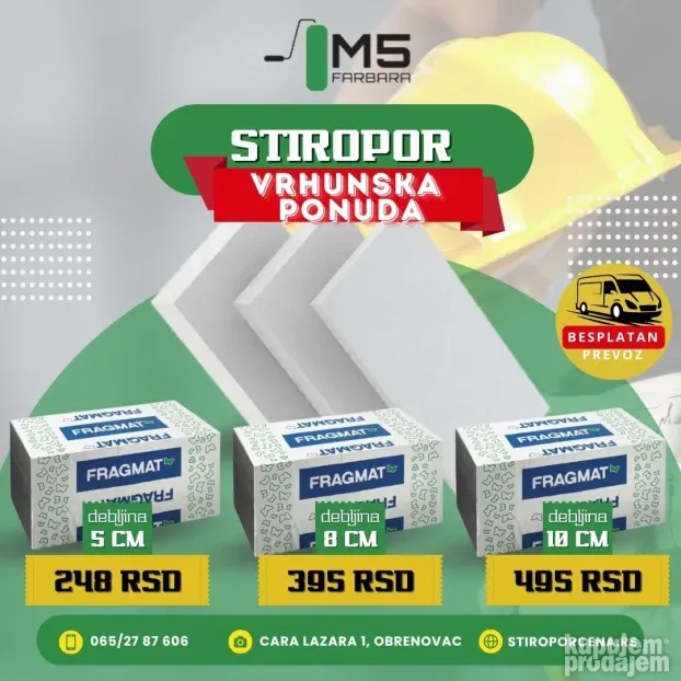 Stiropor fasadni - KupujemProdajem