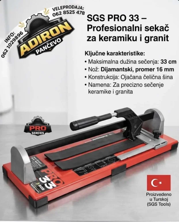 SGS PRO 33 Profesionalni sekač za keramiku i granit - KupujemProdajem