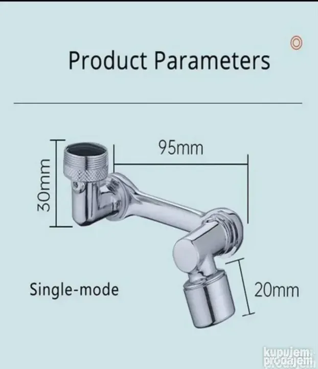 Univerzalni nastavak za slavinu - Rotirajući nastavak - KupujemProdajem