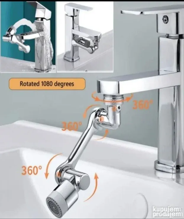Univerzalni nastavak za slavinu - Rotirajući nastavak - KupujemProdajem