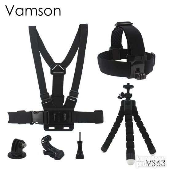 Octopus Tripod Mini Monopod Chest Strap Belt Head Strap VS63 ...
