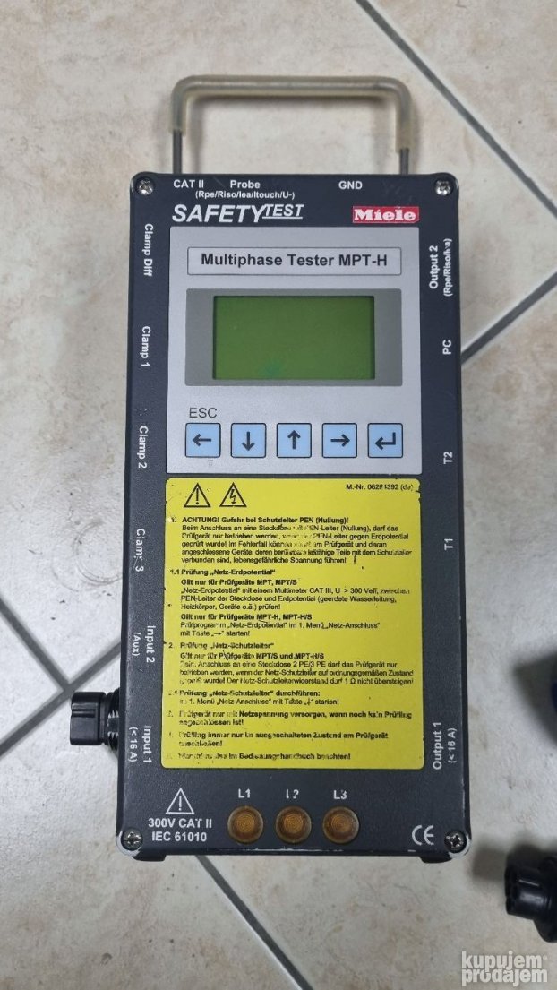 Miele MPT-H Multiphase Tester za servisere - KupujemProdajem