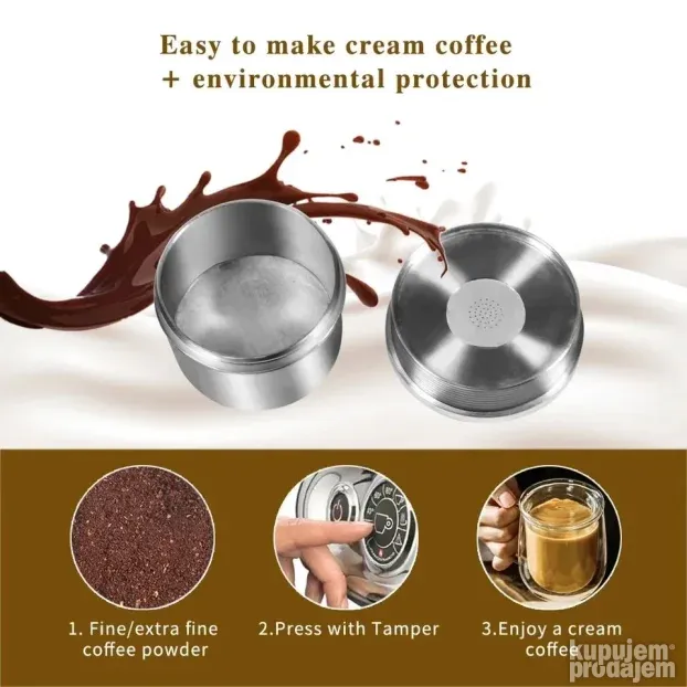 Kapsula metalna trajna za nespresso kafe aparate - KupujemProdajem