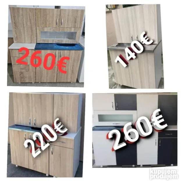 Kuhinje,regali,plakari,cipelari iverica i medijapan - KupujemProdajem