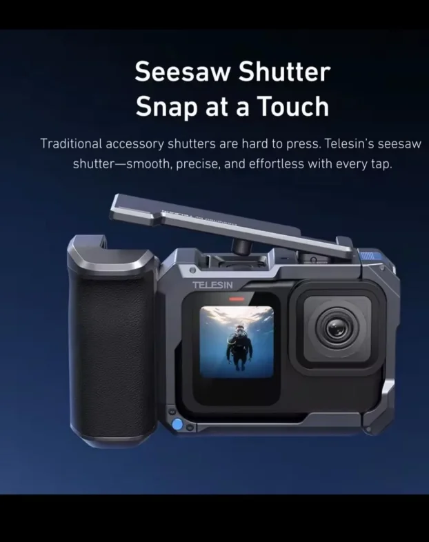 Novo Telesin kućište za gopro kameru 8/9/10/11/12/13. - KupujemProdajem