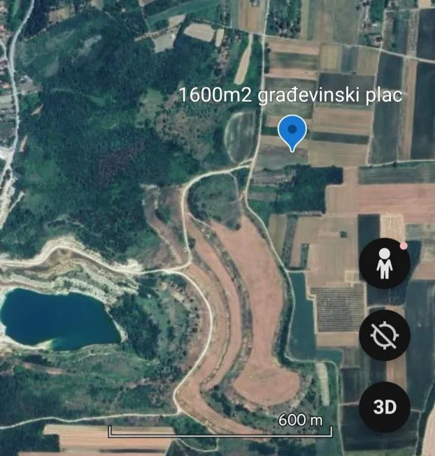 Građevinski plac 1600m2 iznad jezera Beli Kamen, Fruška Gora ...