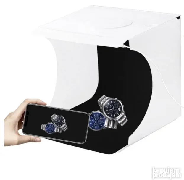 Lightbox 23cm sa 40 LED dioda foto kocka šator sa rasvetom ...
