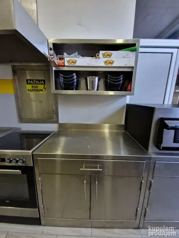 Prohromski radni stolovi, viseći elementi -ŽUPA INOX- - KupujemProdajem