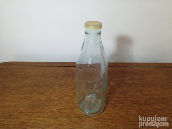 Stara staklena flasa za mleko 1l za YU nostalgicare - KupujemProdajem