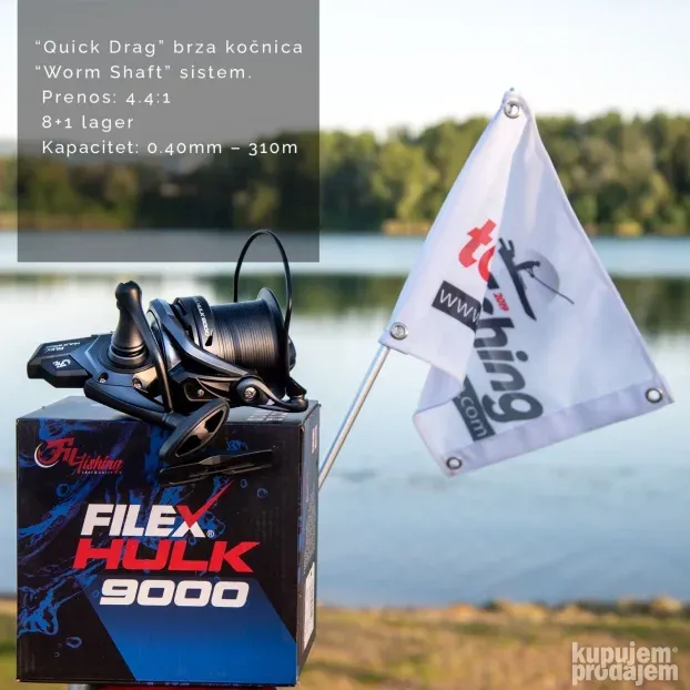 Mašinica Filex Hulk 9000 - Fil Fishing - KupujemProdajem