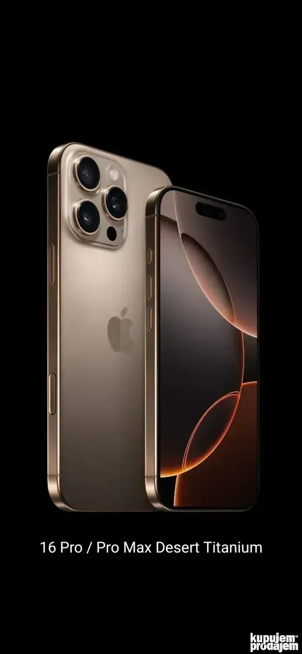 iPhone 16 Pro Max DESERT Titanium 256GB Garancija NOVO - KupujemProdajem