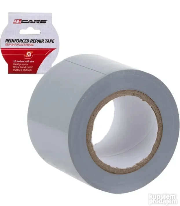 Duck traka 10m x 5cm siva - KupujemProdajem