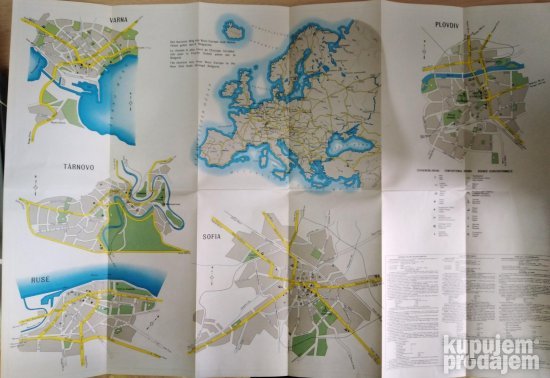 Karta Bugarske - KupujemProdajem