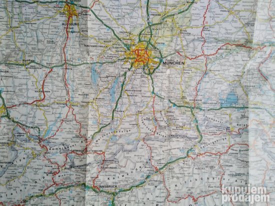 Karta Austrije (2) - KupujemProdajem