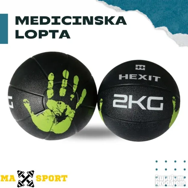 Medicinska lopta - Medicinka 4kg - KupujemProdajem