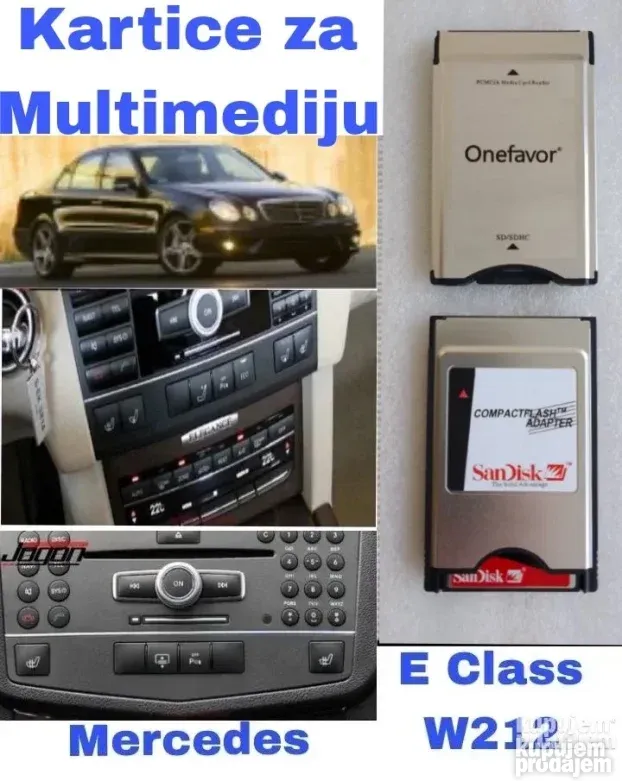 Kartice za multimediju Mercedes E klasu W 212 - KupujemProdajem