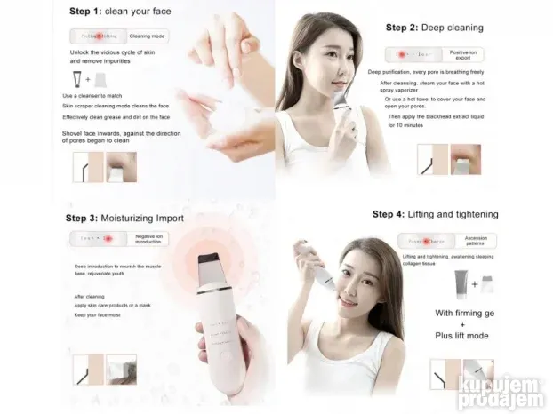 Sonicna spatula za lice Ultrazvučna spatula ciscenje lica - KupujemProdajem