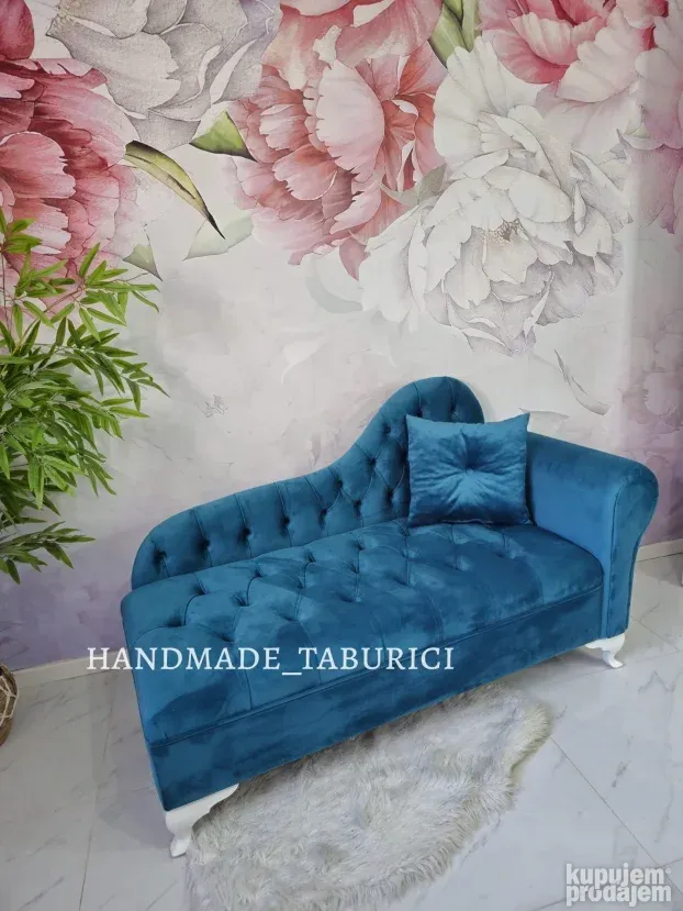 Kanabe Sofa 150x60 Chesterfield Pliš 181 - KupujemProdajem