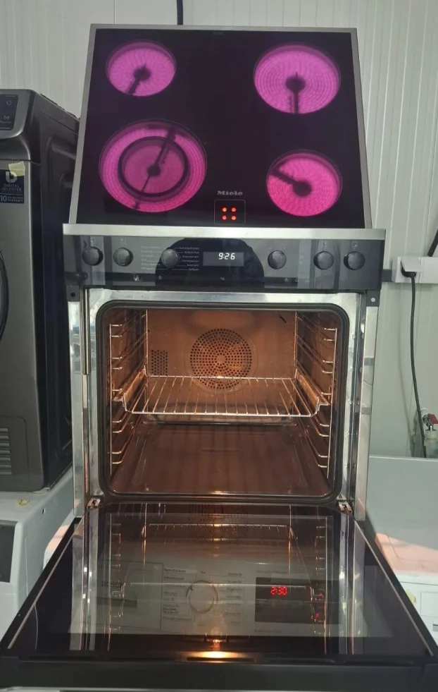 Miele ugradni šporet set (rerna i ploča) inox- Kvalitet - KupujemProdajem
