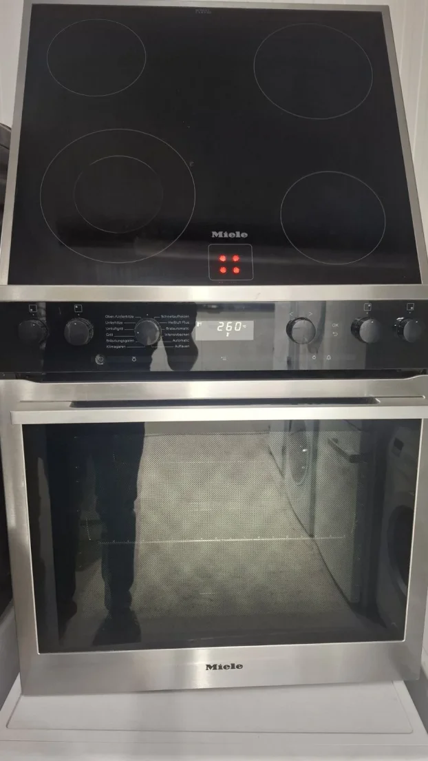 Miele ugradni šporet set (rerna i ploča) inox- Kvalitet - KupujemProdajem