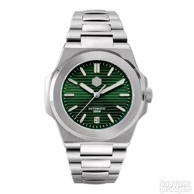 San Martin SN076-G - 42mm- Zelena - Patek Philippe Nautilus ...