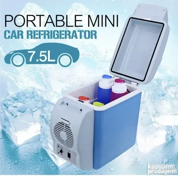 NOVO! mini Frizider za auto 7.5 litara - 12V Auto frizider 2 ...