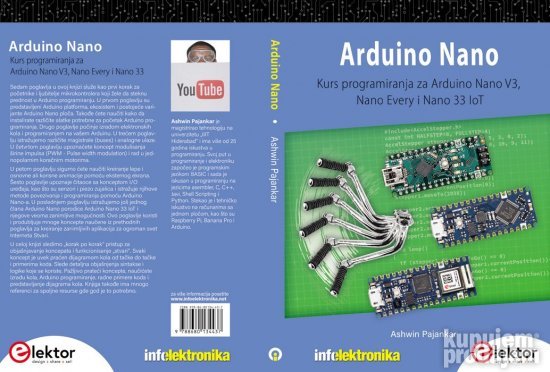 Knjiga Arduino Nano - Kurs programiranja - KupujemProdajem