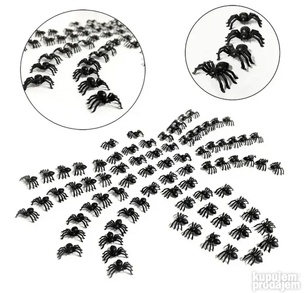 Igračka Realistični Pauk Spider Za Šalu Maskenbal Model 1 - KupujemProdajem