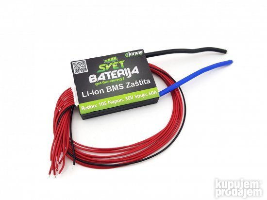 LiFePo4 BMS 16S 60A Za 48V 18650 Baterijski Paket - KupujemProdajem
