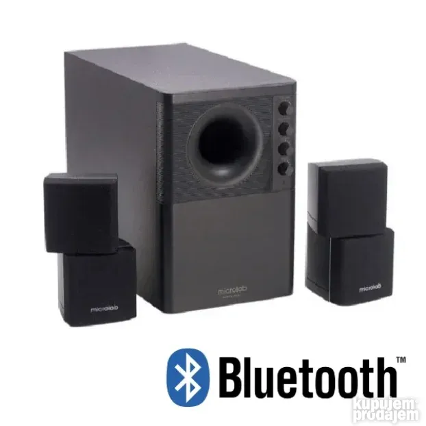 Microlab X2BT Bluetooth drveni zvučnici 2.1 sistem 46W RMS ...
