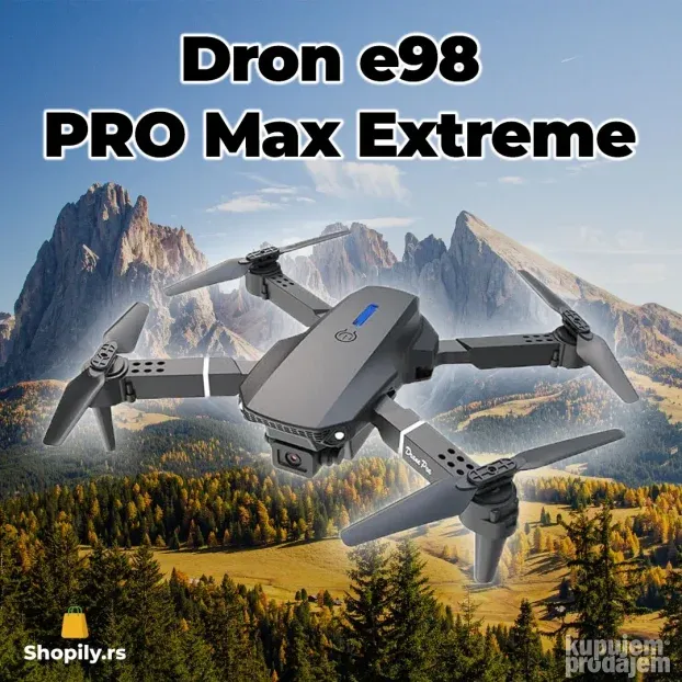 Mini Dron e98 Pro Max Extreme - KupujemProdajem