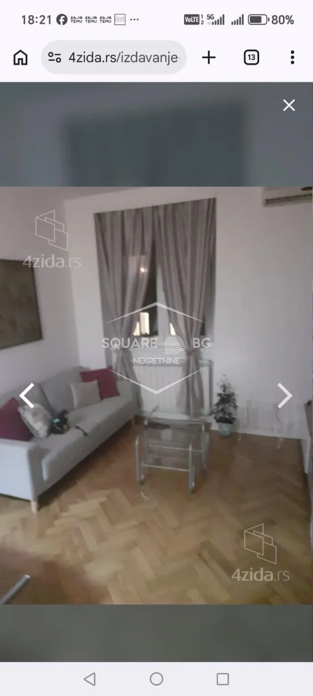 Jednosoban stan za izdavanje - Kosovska, Centar, Stari grad, Beograd ...
