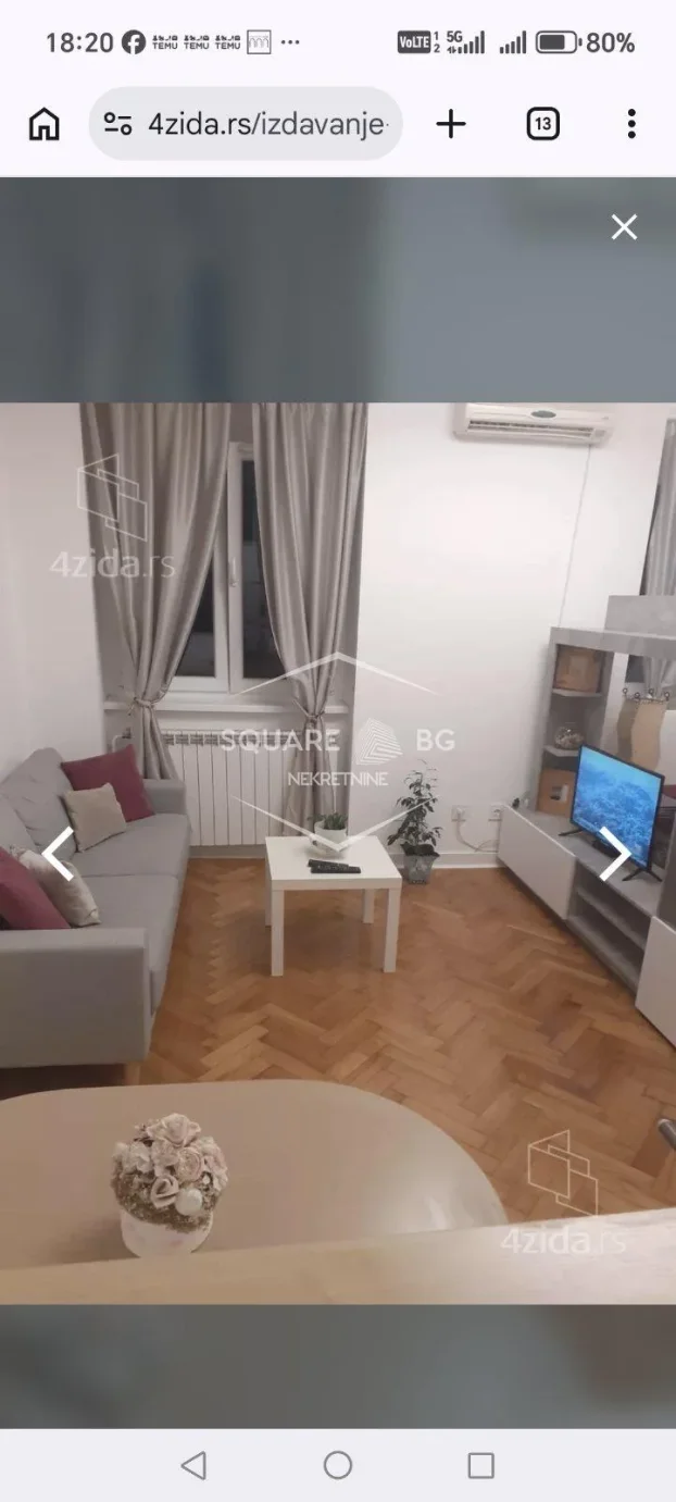 Jednosoban stan za izdavanje - Kosovska, Centar, Stari grad, Beograd ...