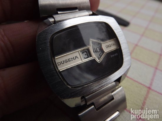 DUGENA DIGITAL mehanički sat švajcarac REDAK - KupujemProdajem