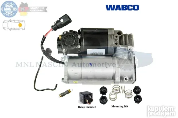 Audi A8 D4 4H Wabco Kompresor vazdušnog ogibljenja 4G0616005 - KupujemProdajem