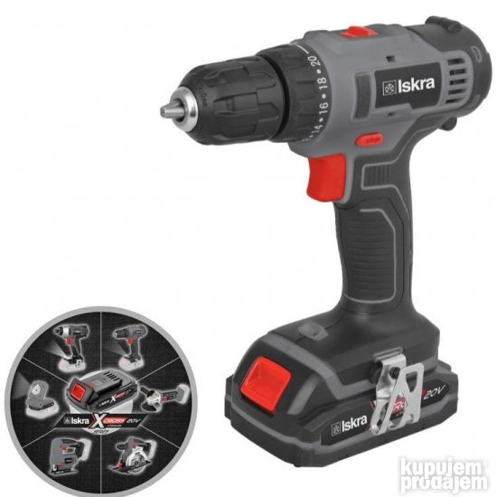 Akumulatorska bušilica 20V ISKRA X-CROSS - KupujemProdajem