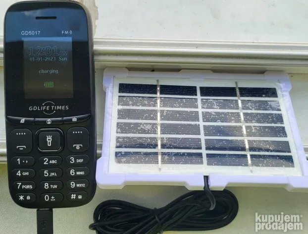 SOLARNI mobilni telefon DUAL SIM GD-5017 - KupujemProdajem