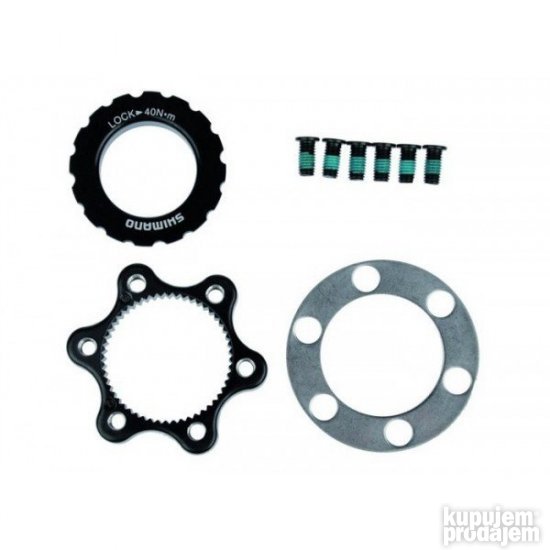 Adapter rotora Shimano sa center locka na 6 rupa - KupujemProdajem
