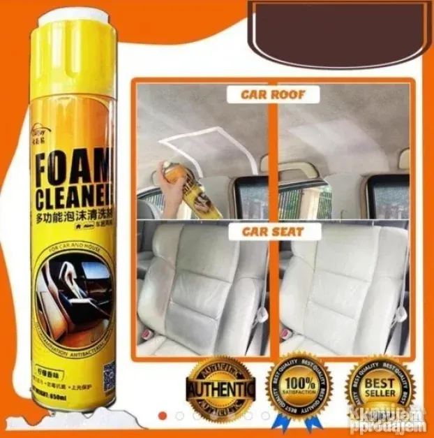 Pena za ciscenje auta i kuće sa cetkom 650ml Foam cleaner - KupujemProdajem