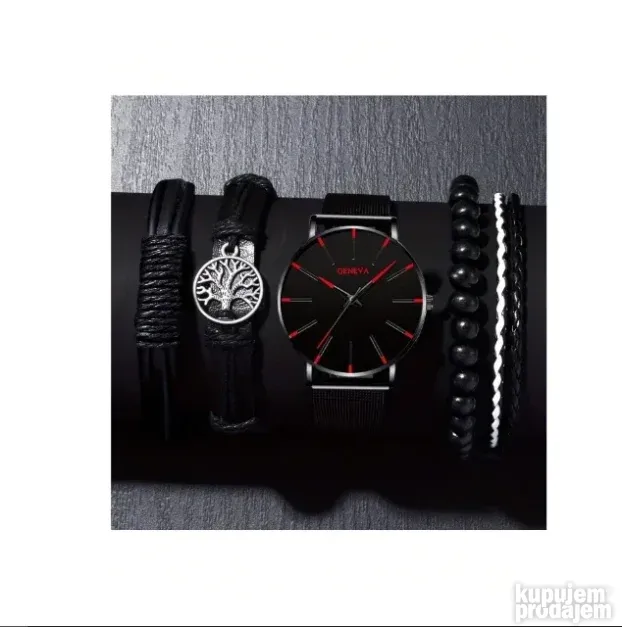 Muski Sat Plus 4 Narukvice - KupujemProdajem